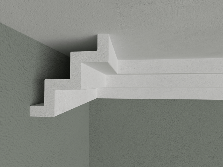 Cornisa Tavan Polistiren & Baghete de Colt - Fabrica de Profile