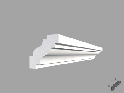 Cornisa Tavan Polistiren & Baghete de Colt - Fabrica de Profile