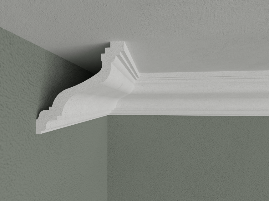 Cornisa Tavan Polistiren & Baghete de Colt - Fabrica de Profile