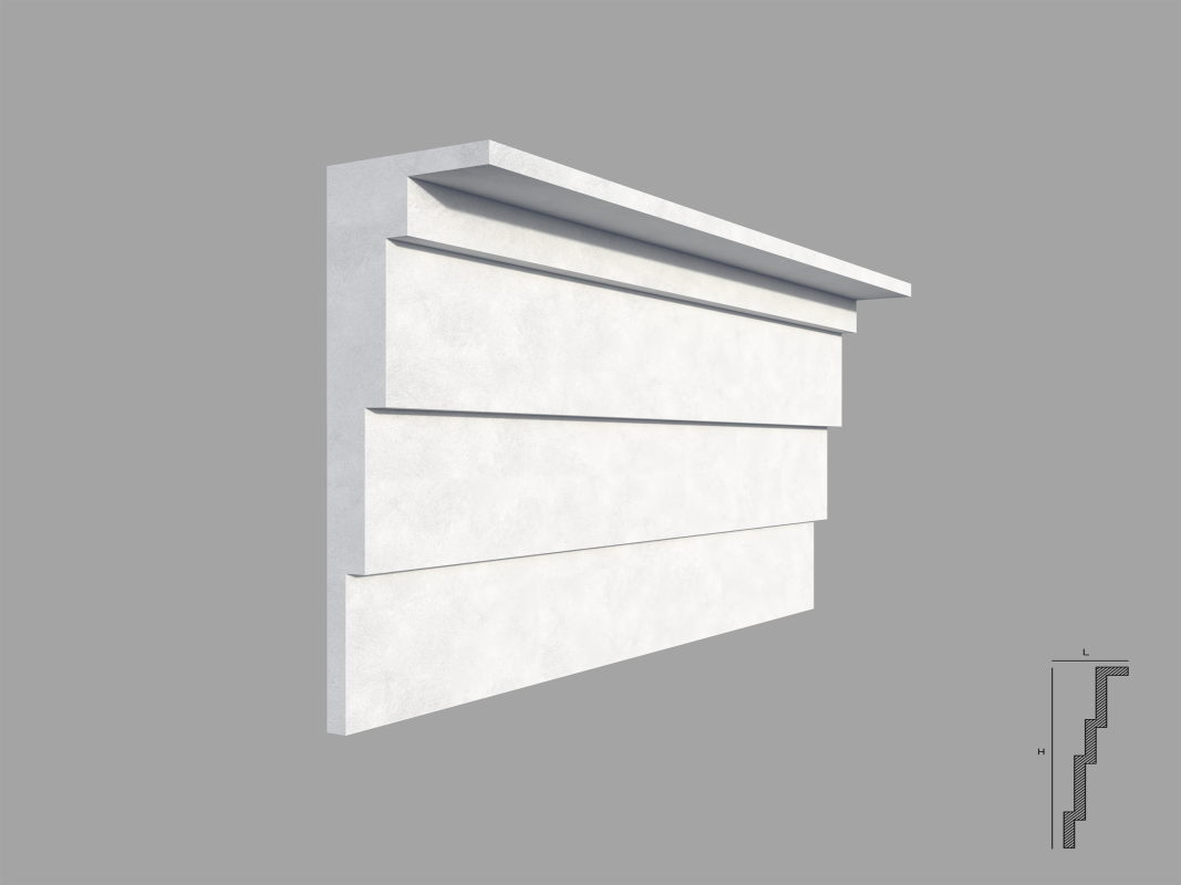 Cornisa Tavan Polistiren & Baghete de Colt - Fabrica de Profile