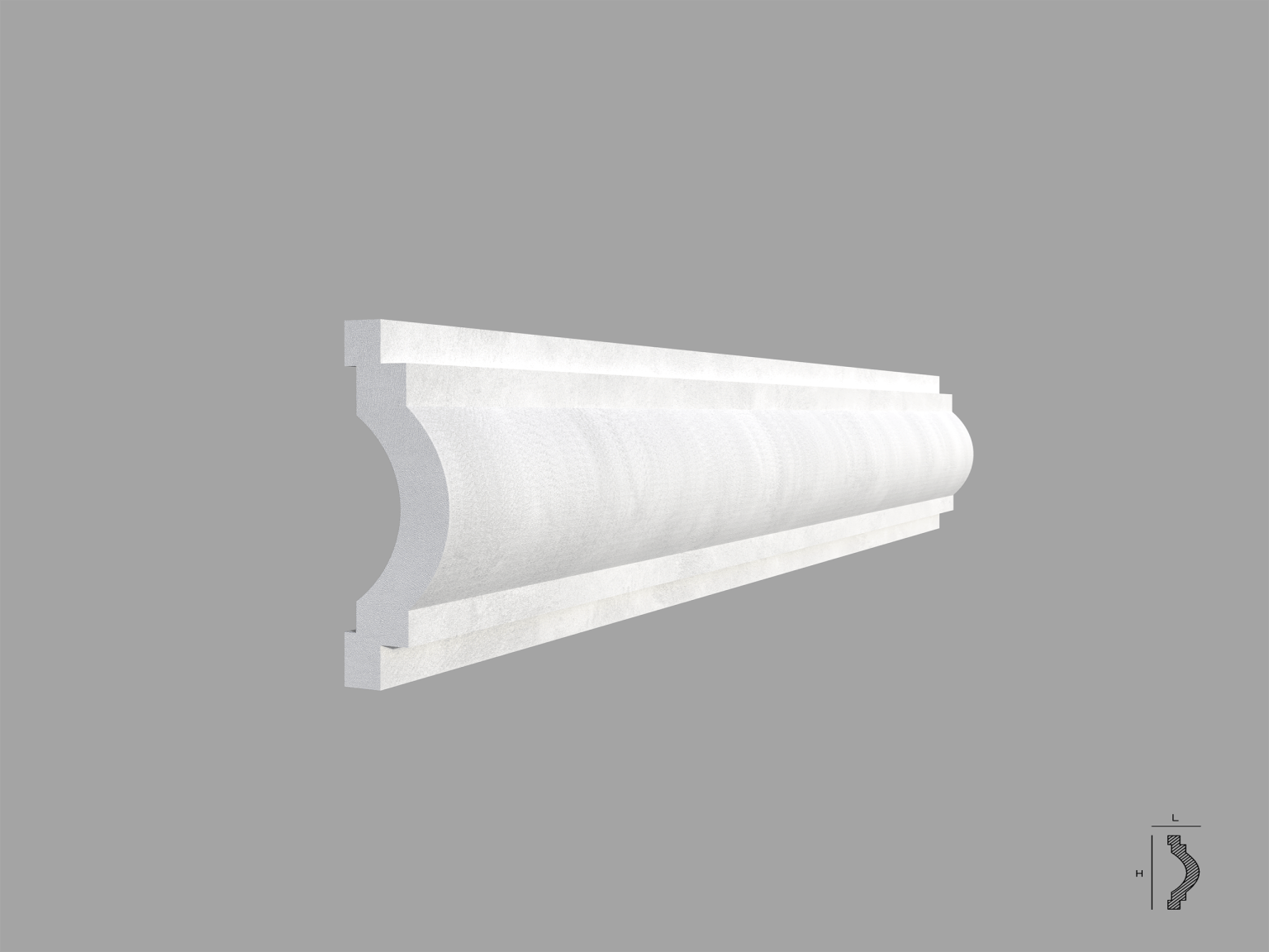 Cornisa Tavan Polistiren & Baghete de Colt - Fabrica de Profile