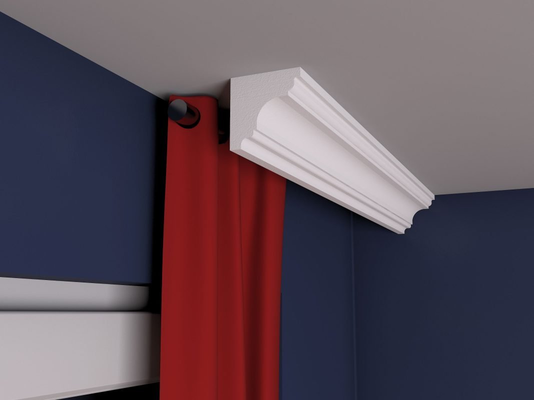 Cornisa Masca Galerie Perdea / Draperie din Polistiren - Fabrica de Profile