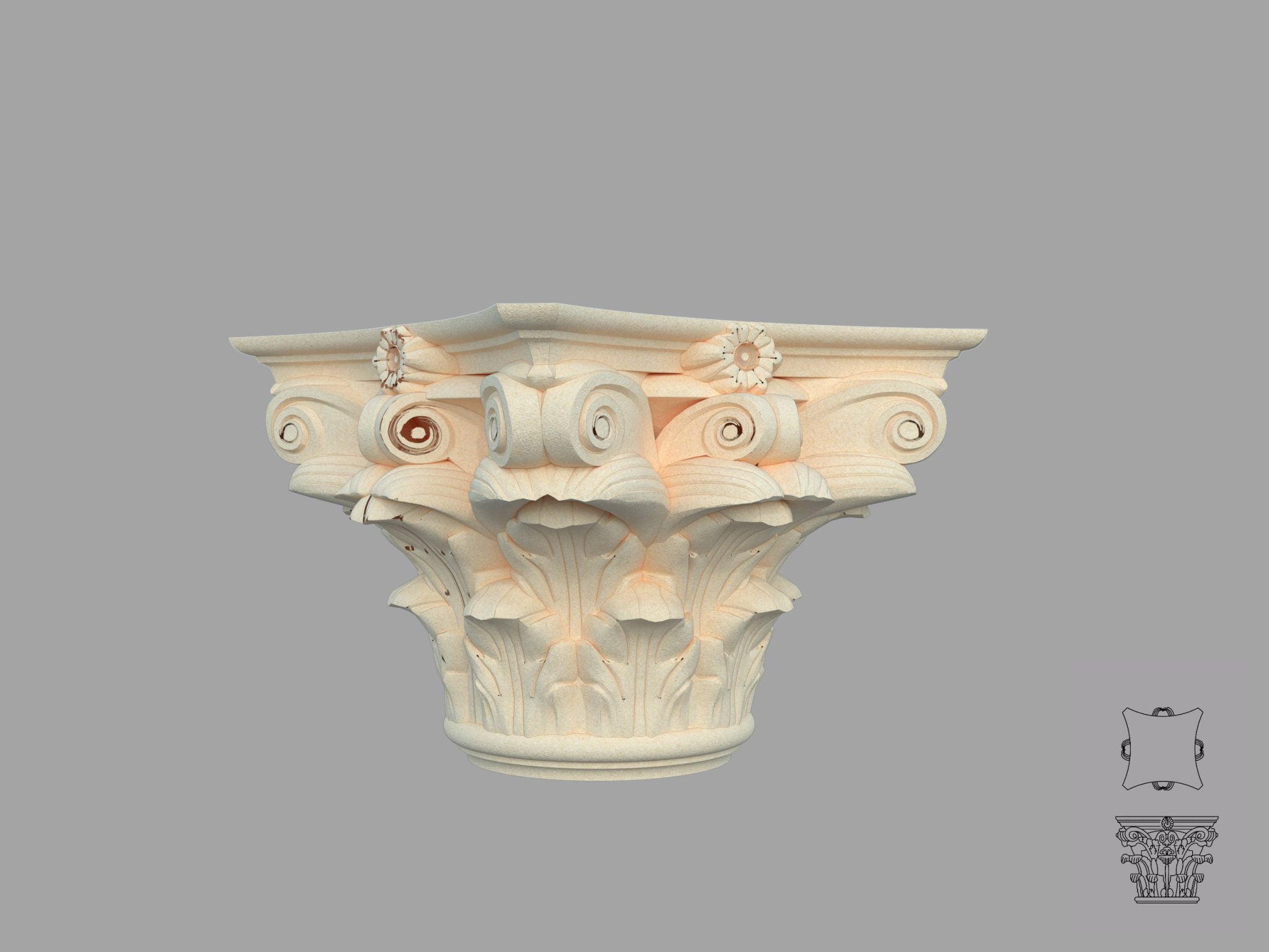 Coloane Grecesti Decorative din Polistiren - Fabrica de Profile