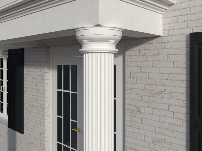 Coloane Grecesti Decorative din Polistiren - Fabrica de Profile