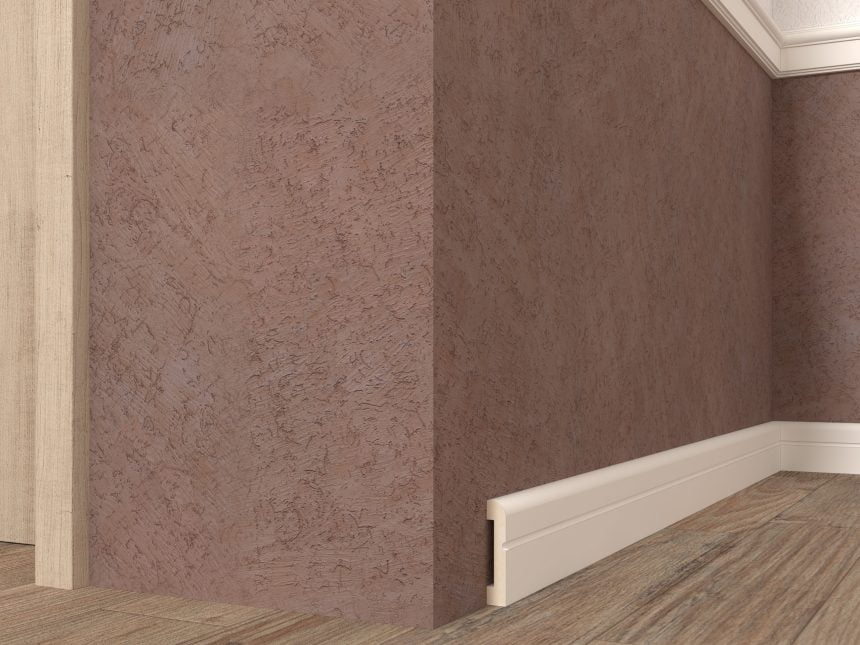 Plinta Alba Decorativa din Poliuretan pentru Parchet - Fabrica de Profile