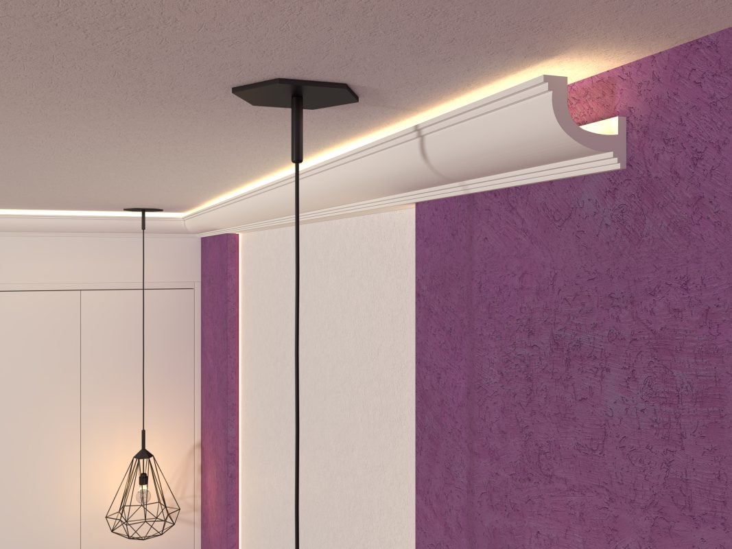 Scafa Tavan Decorativa (Led / Mascare Tevi) din Polistiren - Fabrica de ...
