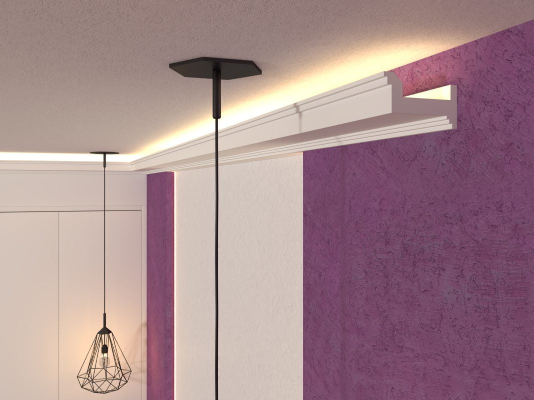 Scafa Tavan Decorativa (Led / Mascare Tevi) din Polistiren - Fabrica de ...