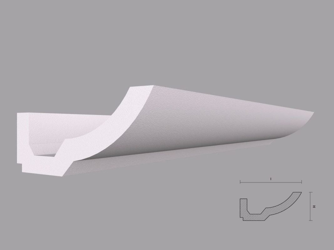 Scafa Tavan Decorativa (Led / Mascare Tevi) din Polistiren - Fabrica de ...