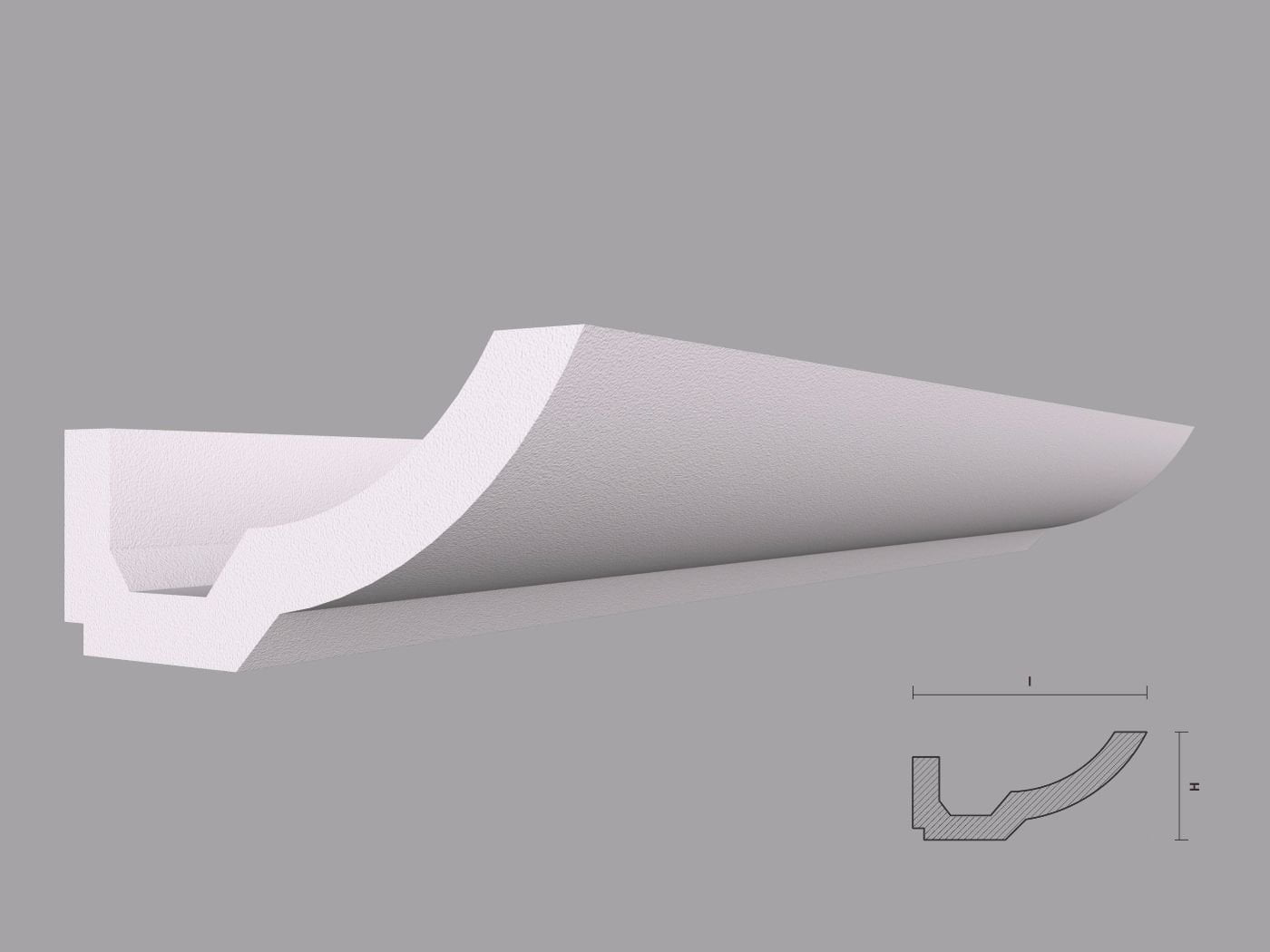 Scafa Tavan Decorativa (Led / Mascare Tevi) din Polistiren - Fabrica de ...