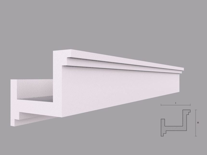 Scafa Tavan Decorativa (Led / Mascare Tevi) din Polistiren - Fabrica de ...