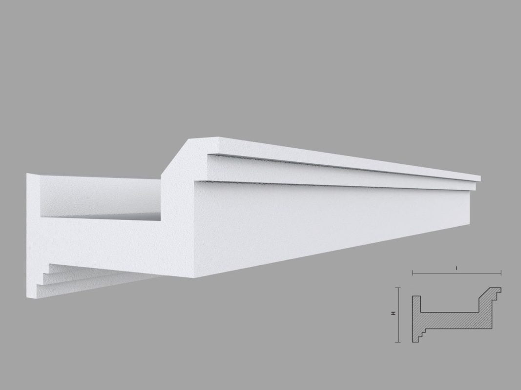 Scafa Tavan Decorativa (Led / Mascare Tevi) din Polistiren - Fabrica de ...