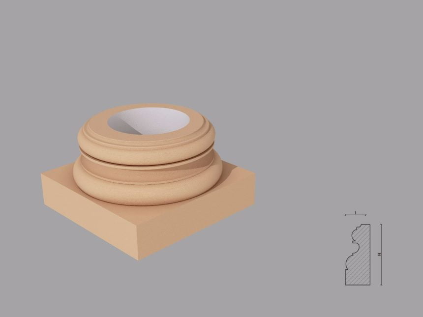 Coloane Grecesti Decorative din Polistiren - Fabrica de Profile