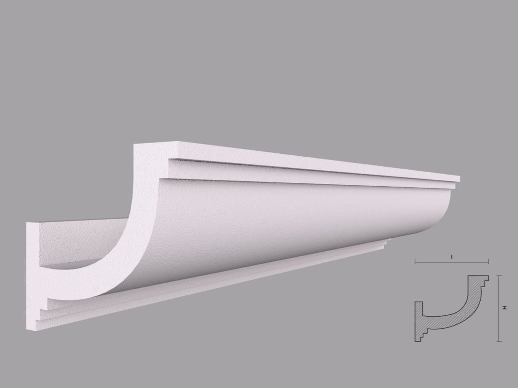 Scafa Tavan Decorativa (Led / Mascare Tevi) din Polistiren - Fabrica de ...