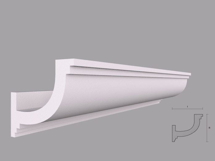 Scafa Tavan Decorativa (Led / Mascare Tevi) din Polistiren - Fabrica de ...