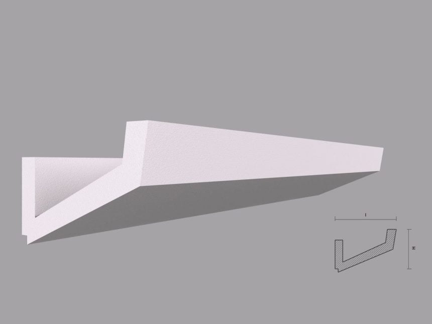 Scafa Tavan Decorativa (Led / Mascare Tevi) din Polistiren - Fabrica de ...