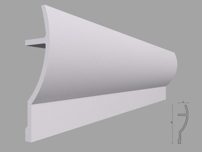 Scafa Tavan Decorativa (Led / Mascare Tevi) din Polistiren - Fabrica de ...