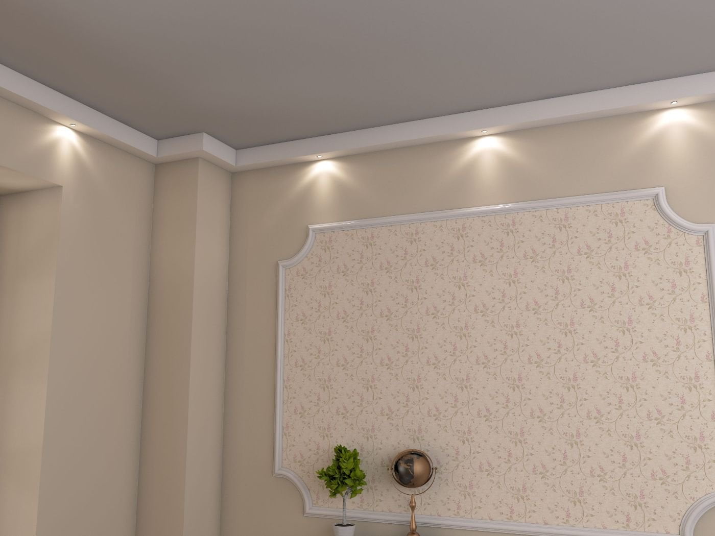 Scafa Tavan Decorativa (Led / Mascare Tevi) din Polistiren - Fabrica de ...