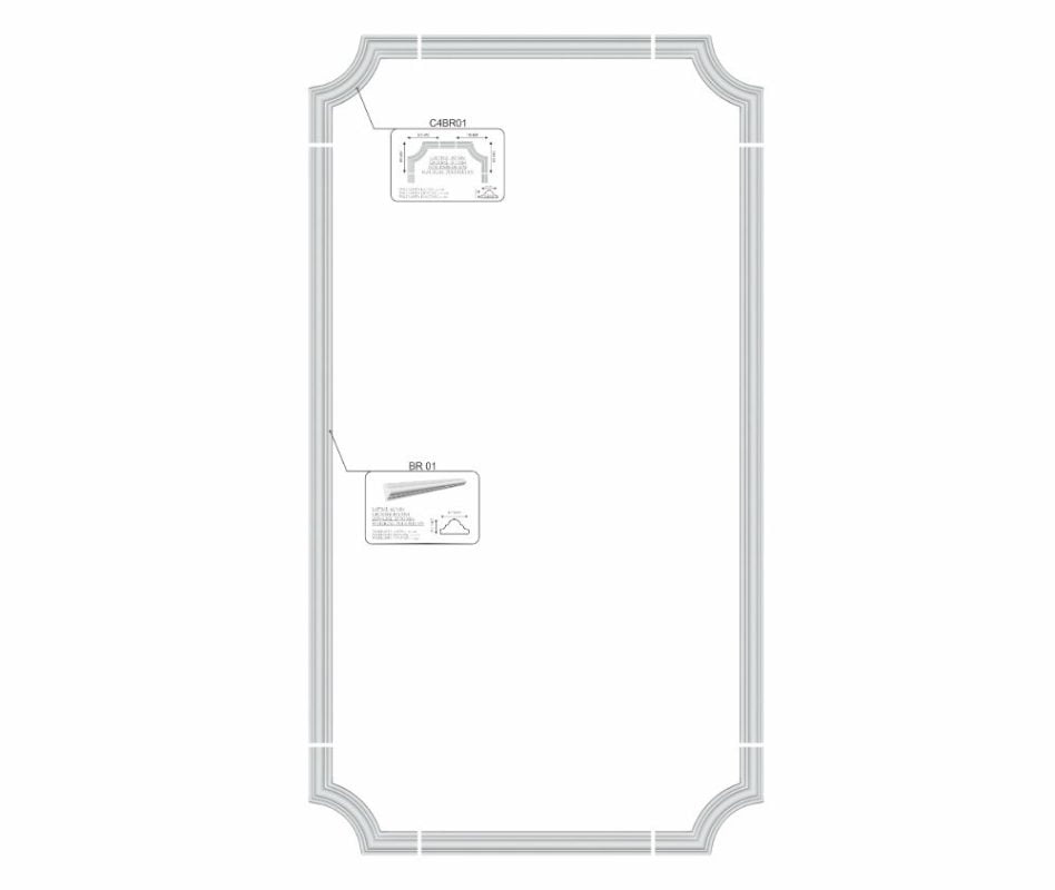 Chenare Decorative Perete din Polistiren - Fabrica de Profile
